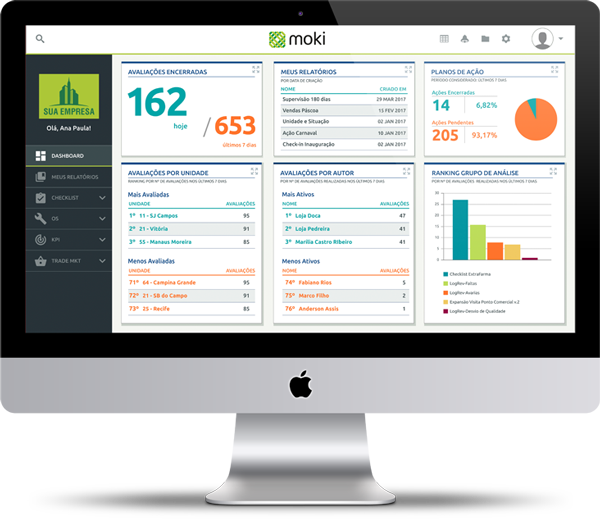 Solicitação de apresentação comercial - Moki Checklist